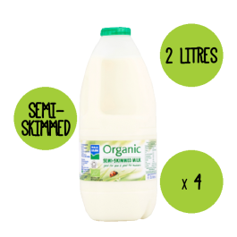 Semi-Skimmed Milk 4x 2 Litre - Deliveries straight to your office the ...